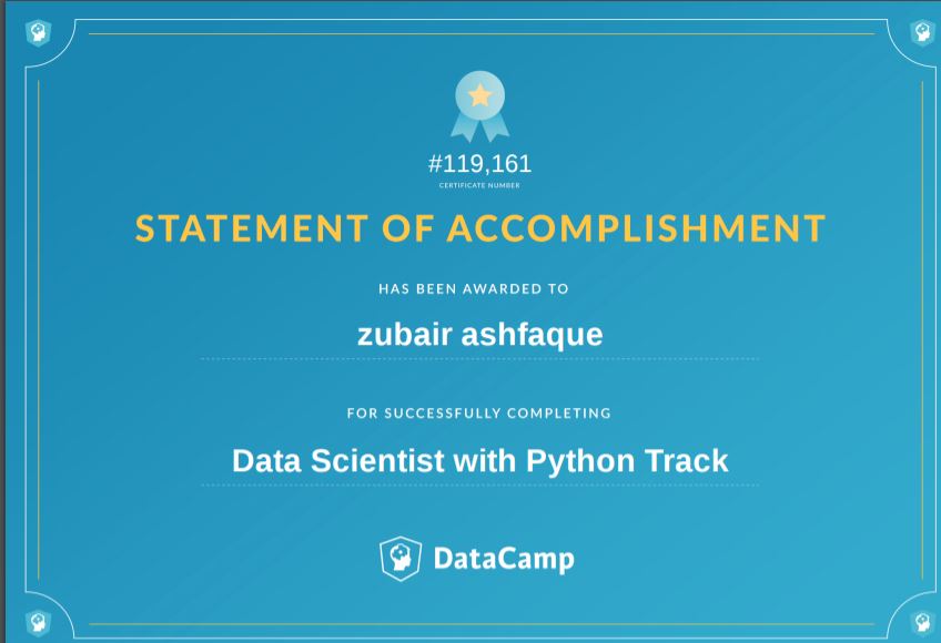 Welcome this is Zubair Ash